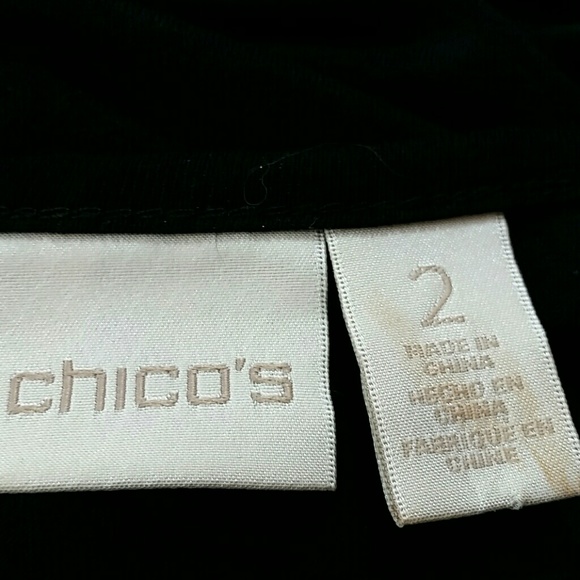 Chico's | Tops | Chicos Size 2 Womans Velvet Front Top | Poshmark